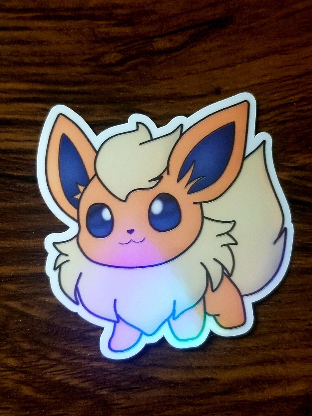 Flareon Vinyl Water Resistant Pokemon Inspired Sticker - Etsy