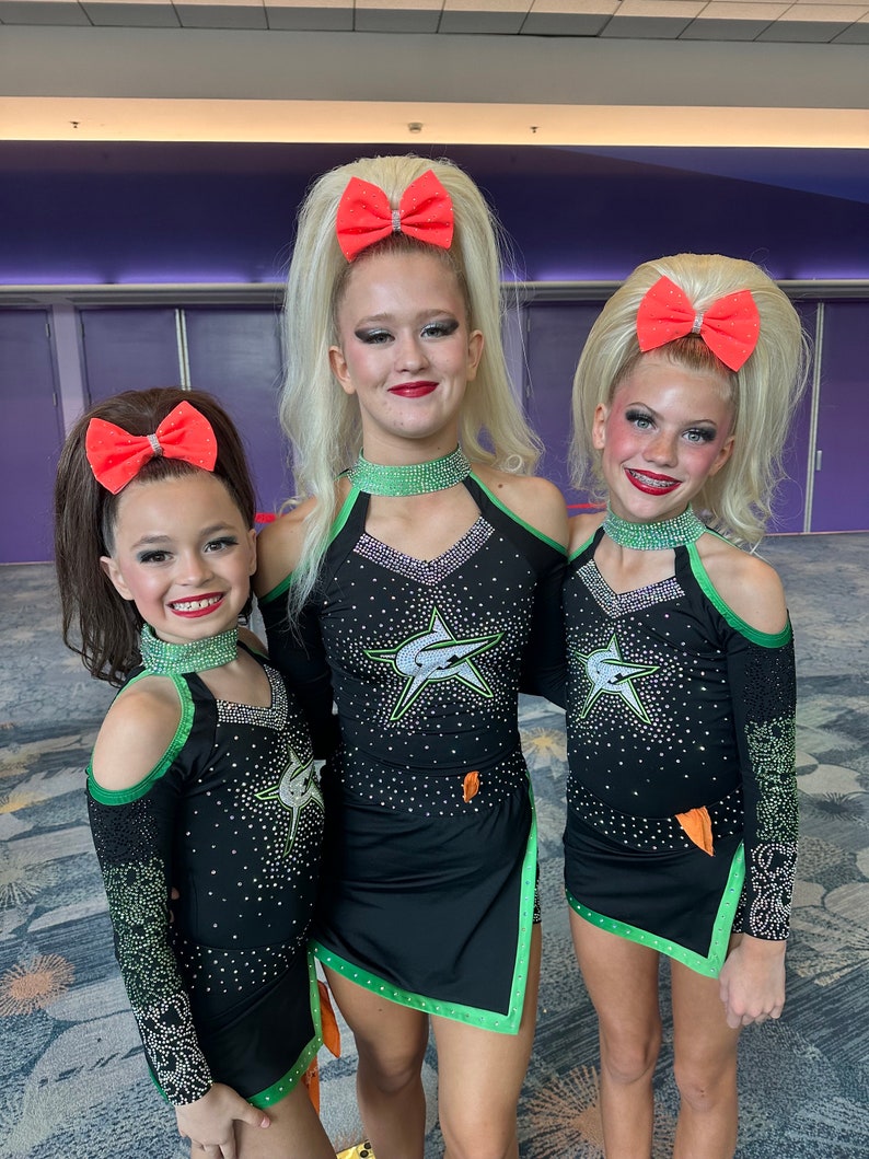 The Perfect Pony for Your Cheerleader Teased Cheer Hair Custom Made to ...