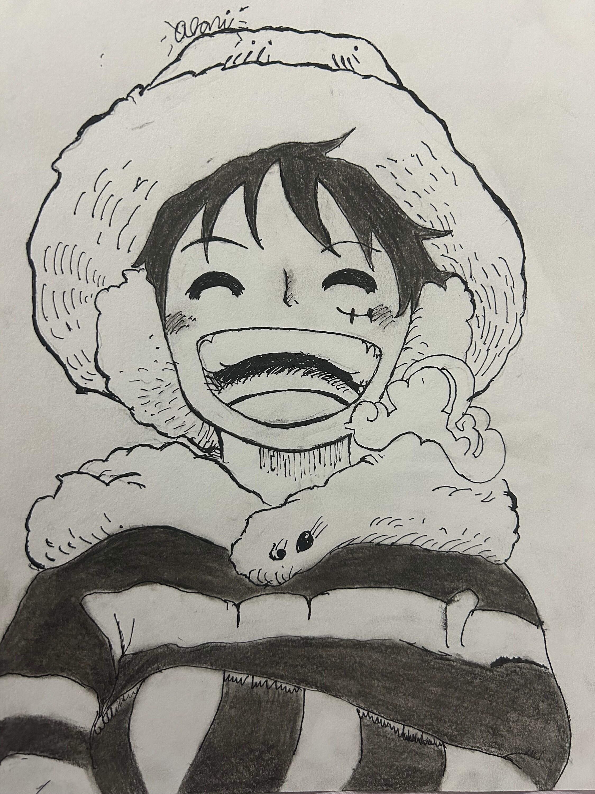 Custom Ink Anime Art Ink & Charcoal Custom Anime Art Anime/manga ...