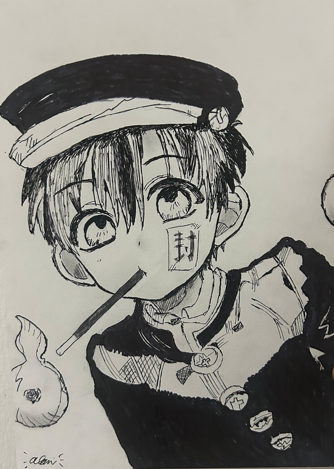 Custom Ink Anime Art Ink & Charcoal Custom Anime Art Anime/manga ...