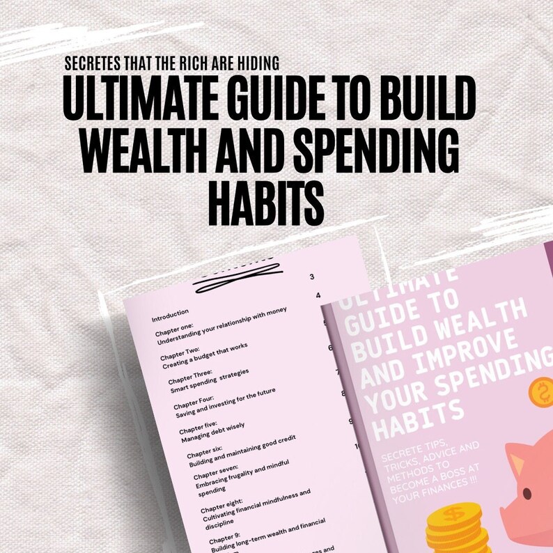 Ultimate Guide in Building Wealth and Improving Your Spending Habits! - Etsy