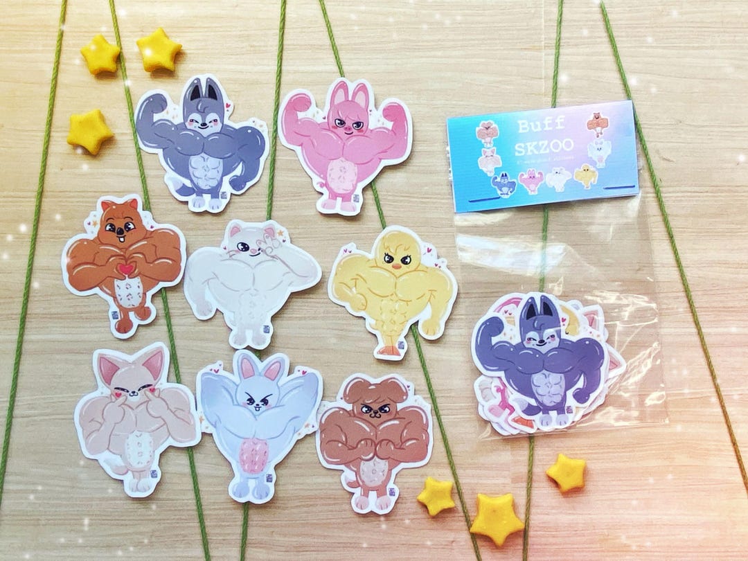 Stray Kids SKZOO 8 Sticker Pack -buff SKZOO - Etsy UK