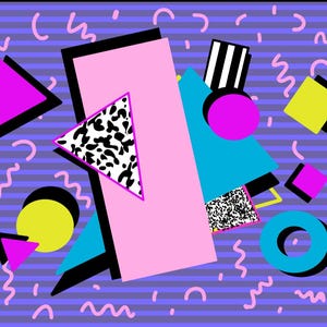 90s Digital Paper Pack 300 Ppi 1980s 1990s Retro Vintage Backgrounds ...
