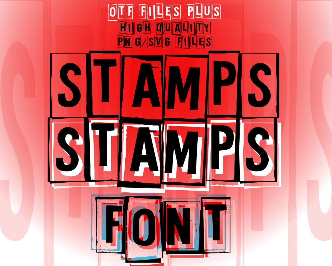 Stamps Font - Ransom Brush Vintage Retro Magazine Cutout Script Cursive ...