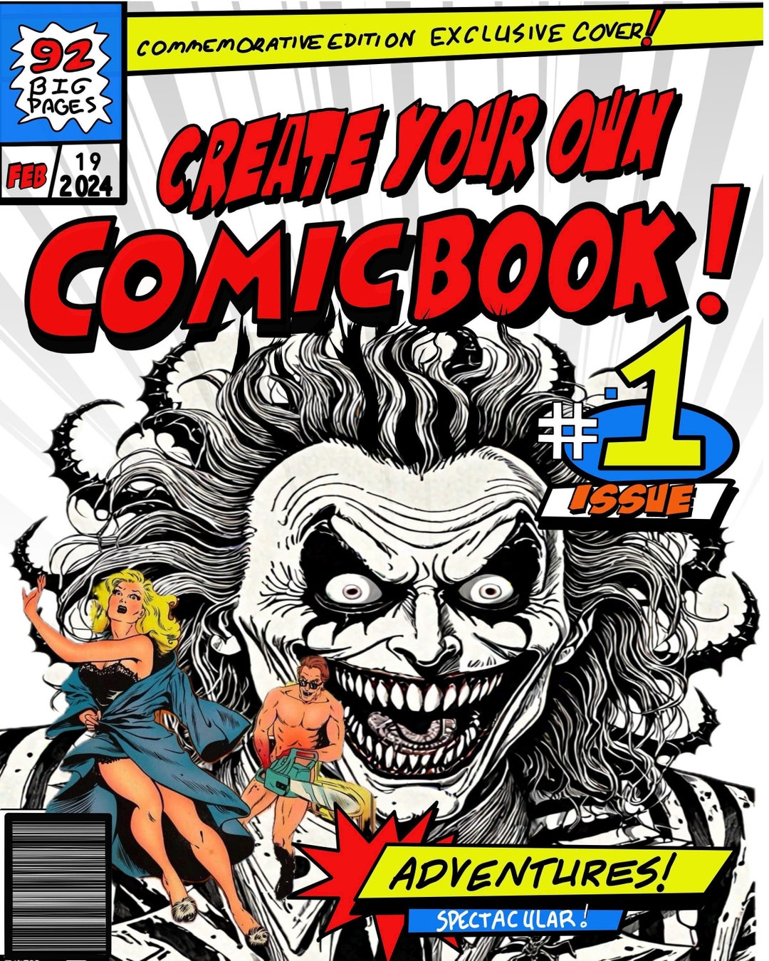 Create Your Own Comic Book Kit! 300ppi , Characters (main Characters ...