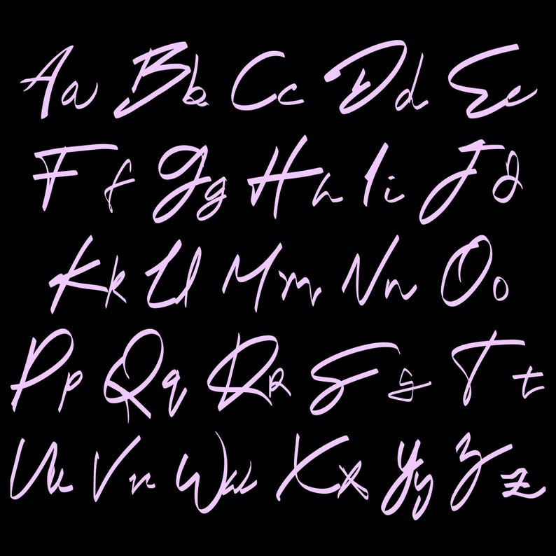 POST It NOTE FONTS - 9 Fonts Included!!! Handwritten Modern Print Note ...