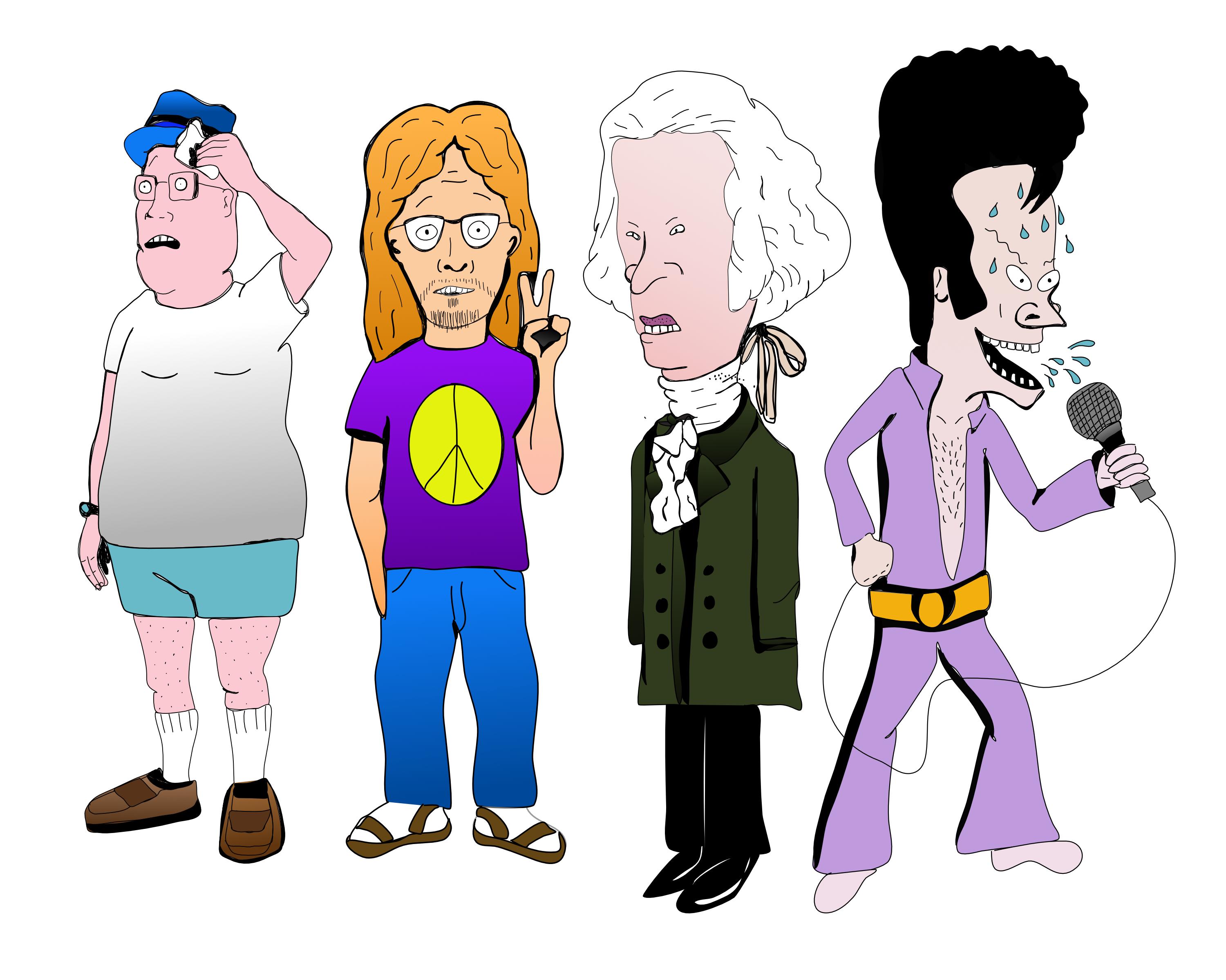 Beavis and Butthead Cartoon Kit, Grouped Vectors Body/expression Vector ...