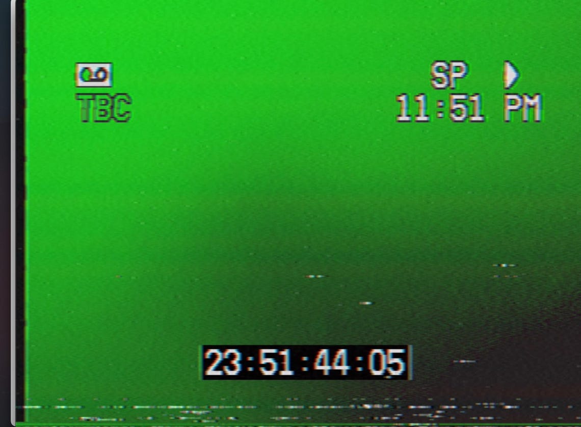 90s VHS STOCK FOOTAGE Audio Included With Live Tracking Adjustment ...