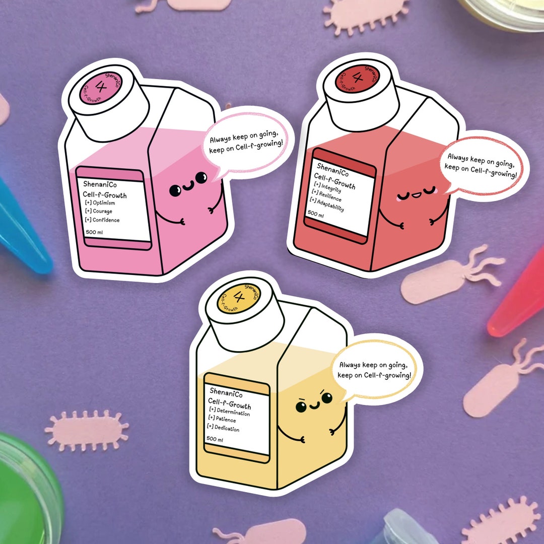 Cell Culture Media Stickers|cell Biologist Stickers|cell Culture Pun ...