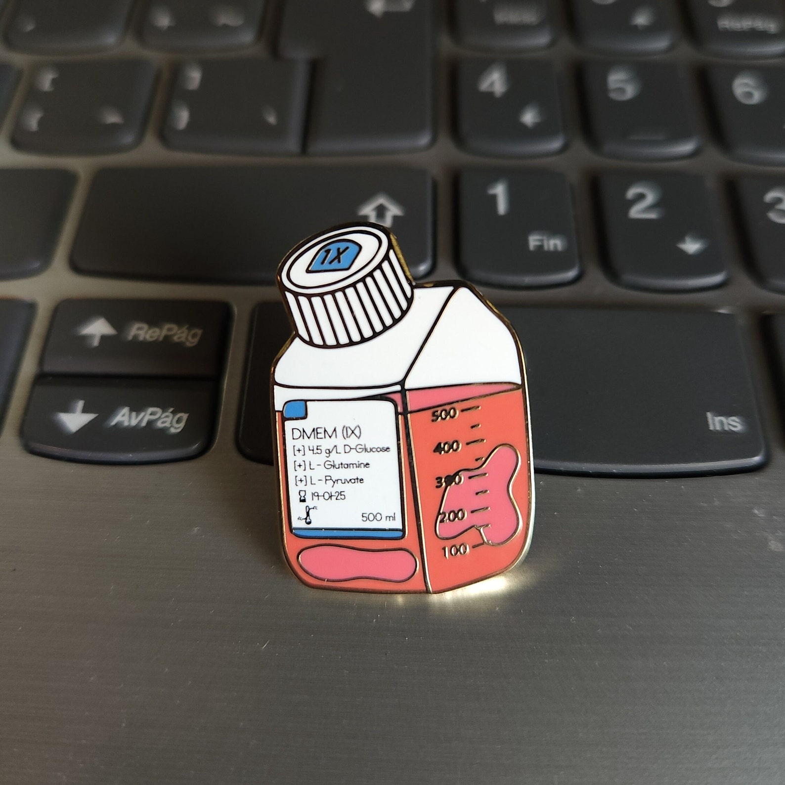 Cell Culture Bottle Enamel Pin–cell Biology & Research Lab Gift - Etsy