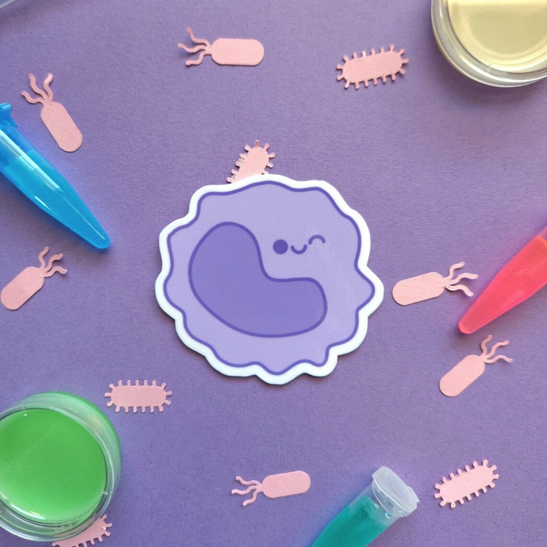 Monocyte Kawaii Stickers|hematology,blood Cells,mlt,mls, Lab Tech,nurse ...
