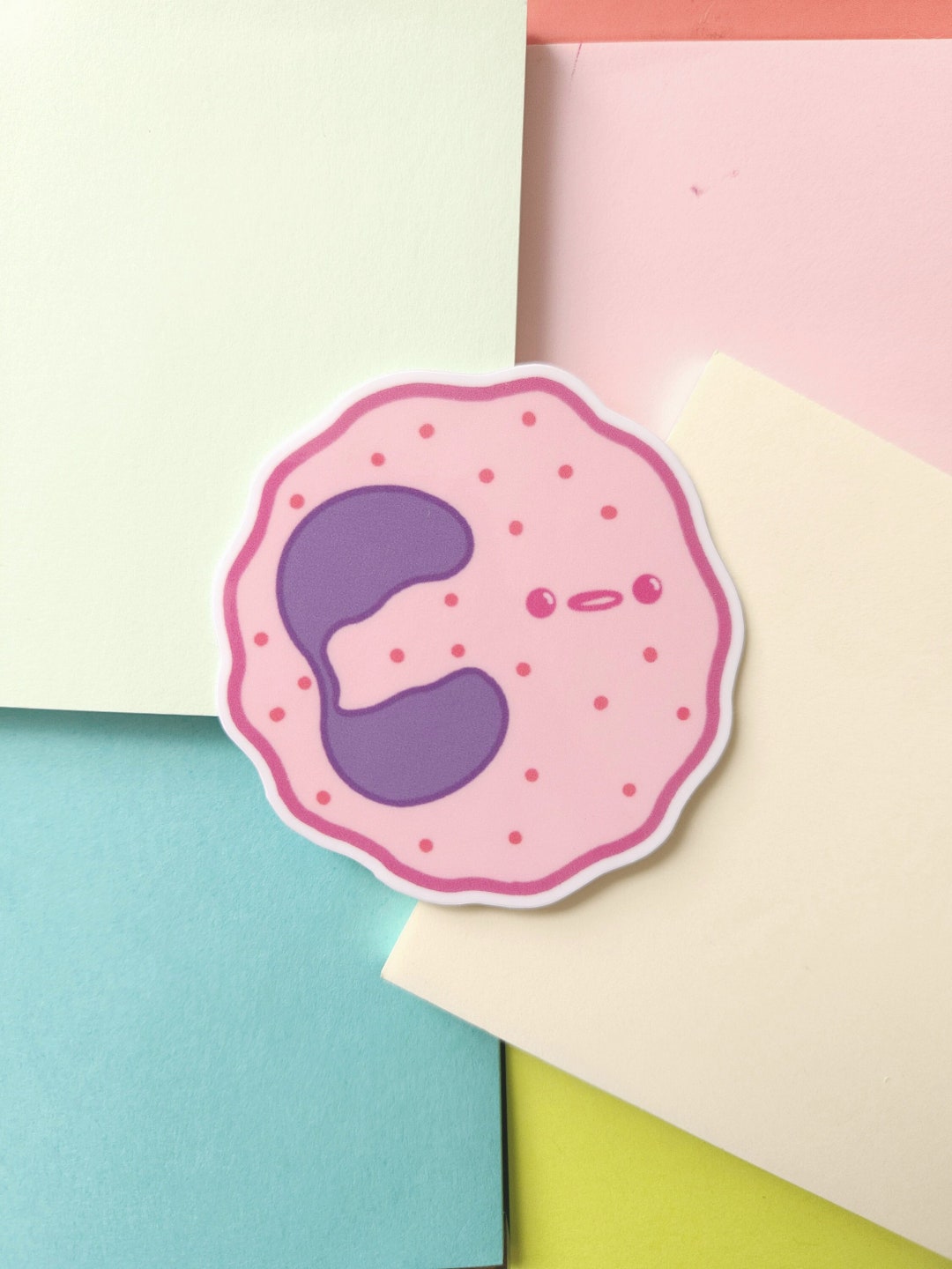 Eosinophil Kawaii Sticker|hematology,blood Cell Sticker|mlt, Lab Tech ...