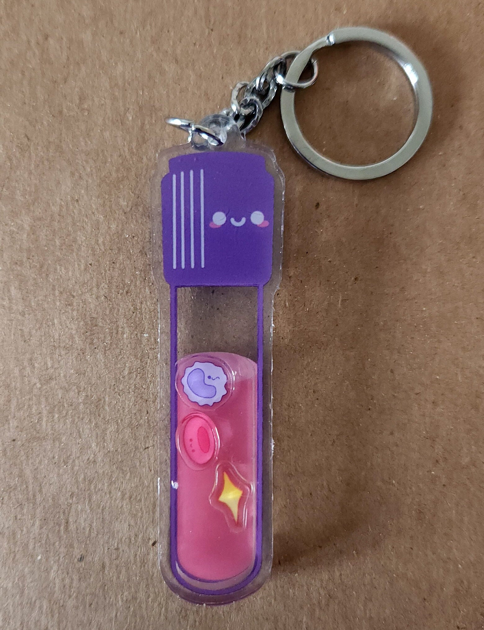 Phlebotomist Blood Tube Shaker Keychain,blood Cells Shaker Gift for ...