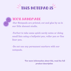 Microbiology Kawaii Lined Memopad,notepad|microbiology Notes ...