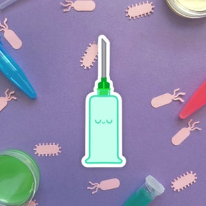 Phlebotomy Needle Holder Kawaii Sticker|phlebotomist,mlt,mls, Lab Tech ...
