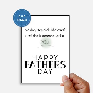 Printable Stepdad Father's Day Card Printable Father's Day Card for ...