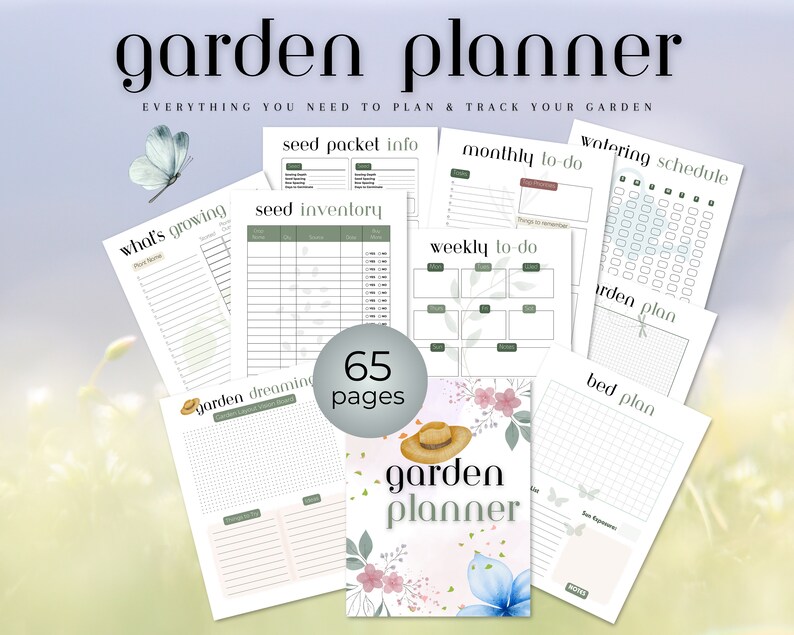 Gardening Planner; Printable Garden Planner, Garden Journal, Planting ...