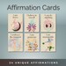 24 Affirmation Cards Printable: Positive Quotes for Self Care - Etsy