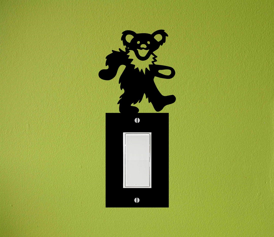 Deadhead Bear Decora Light Switch Cover - Etsy