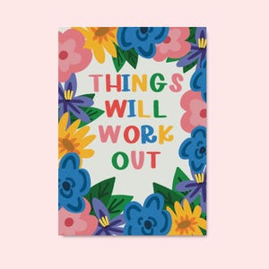 Things Will Work Out | A4 Art Print - Etsy