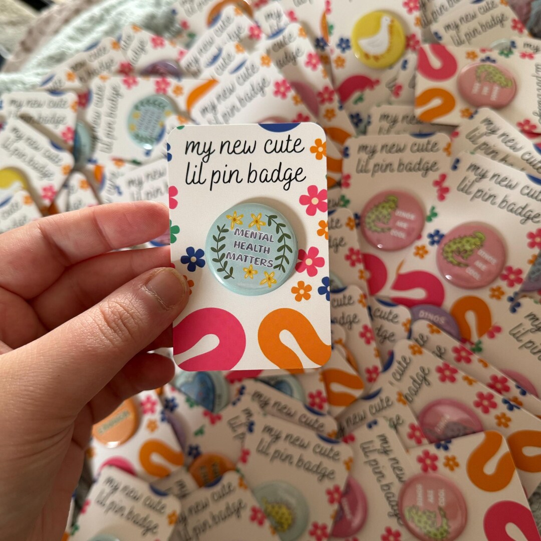 Mental Health Matters Pin Button Badge Etsy