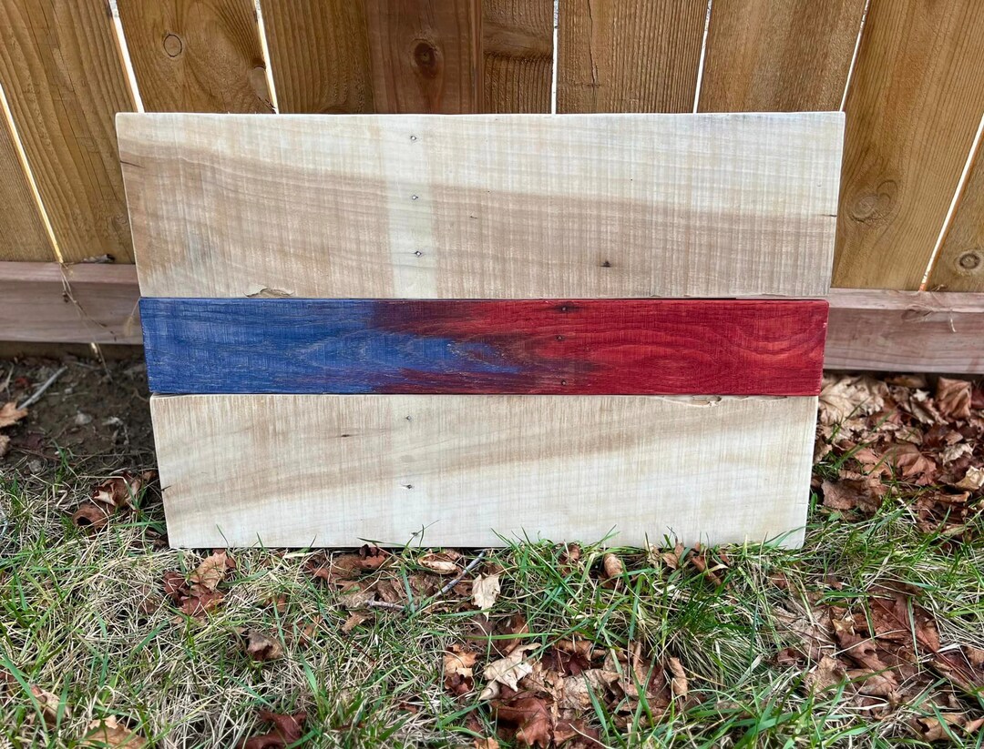 Red and Blue Fade Wall Decor - Etsy