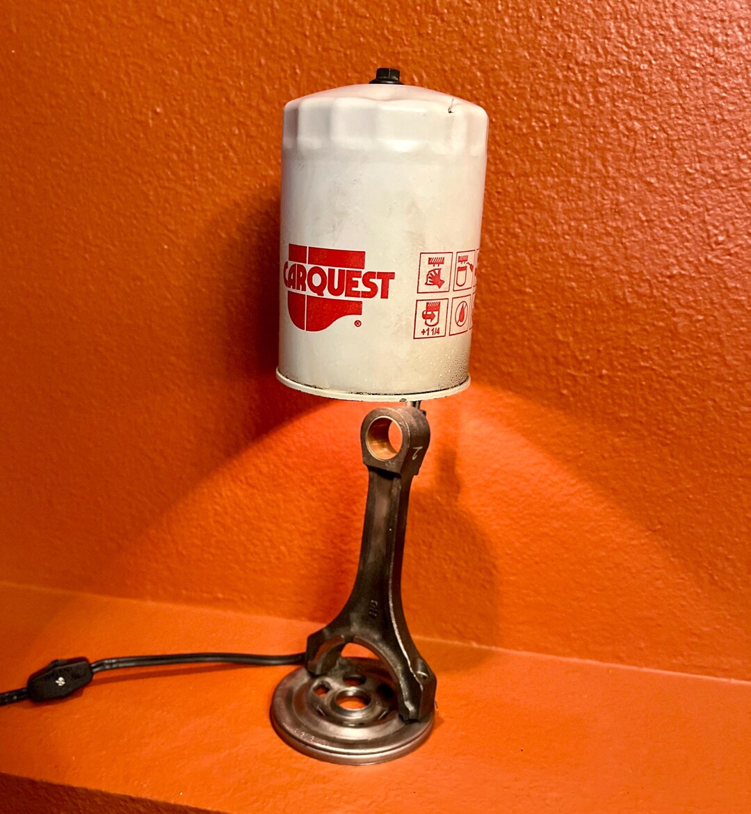 Oil Filter Desk Lamp - Etsy