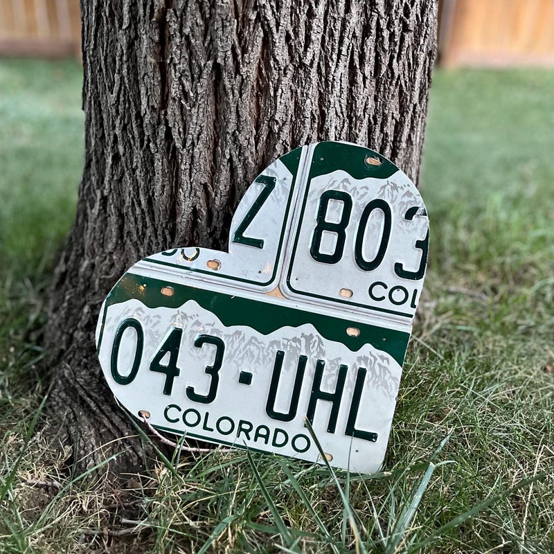 Upcycled License Plates - Etsy