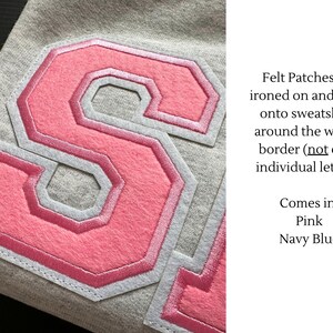 SHIZ University Sweatshirt Wicked Movie College Crewneck Gray With Pink ...