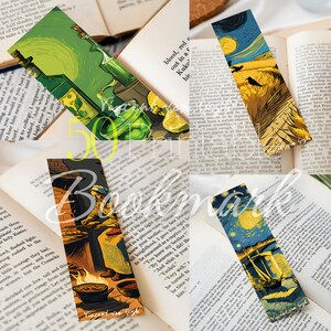 50 Van Gogh Printable Bookmarks Prints, Van Gogh Paintings Bookmark ...