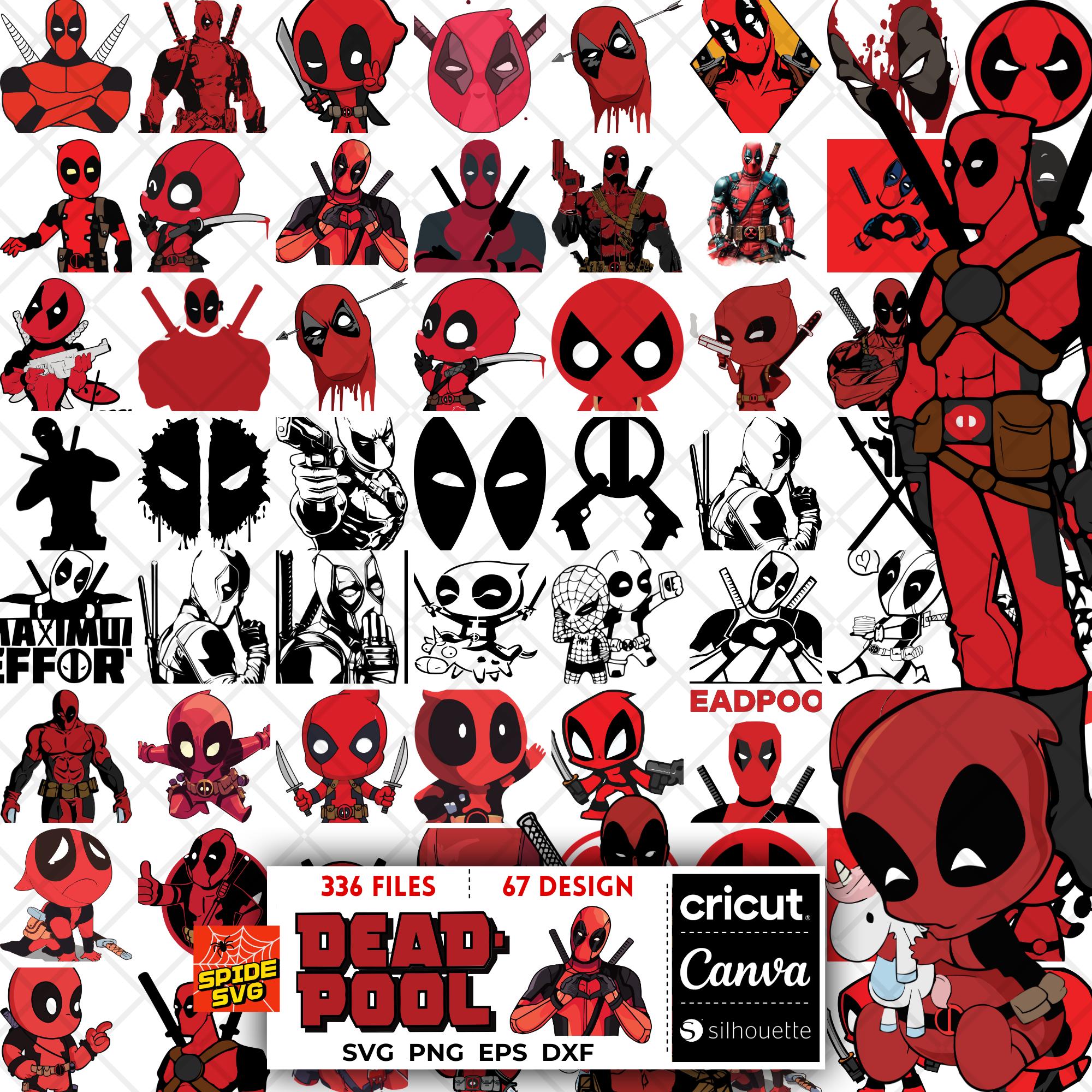 Deadpool SVG, paquete Deadpool Svg, deadpool png, superhéroe svg ...