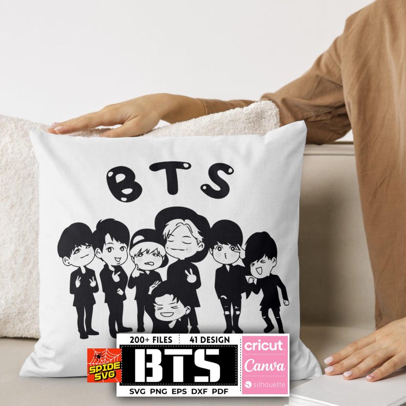 BTS 200 SVG Bundle, Bts Clipart, Kpop Svg, Stickers File, BT21 Svg, Bts Merch, BTS Fandom, Bts ...