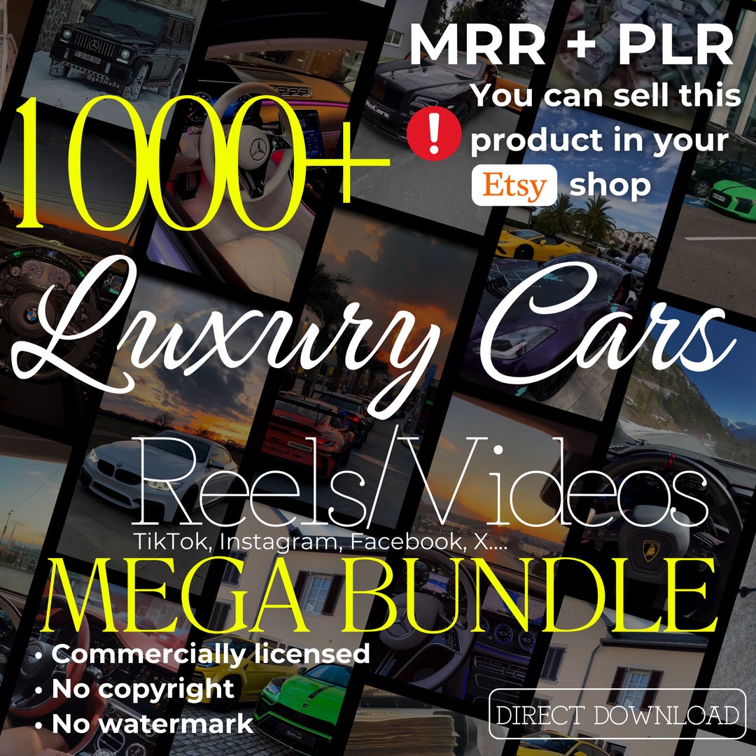 1000 Luxury Cars Reels/videos Bundle, Luxury Reels/videos Bundle ...