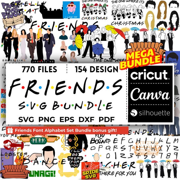 Friends Svg - Etsy