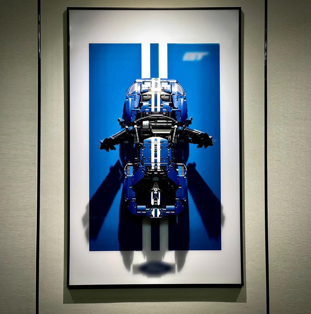 LEGO Ford GT Display Frame Wall Mount Storage for 42154 Technic Free ...