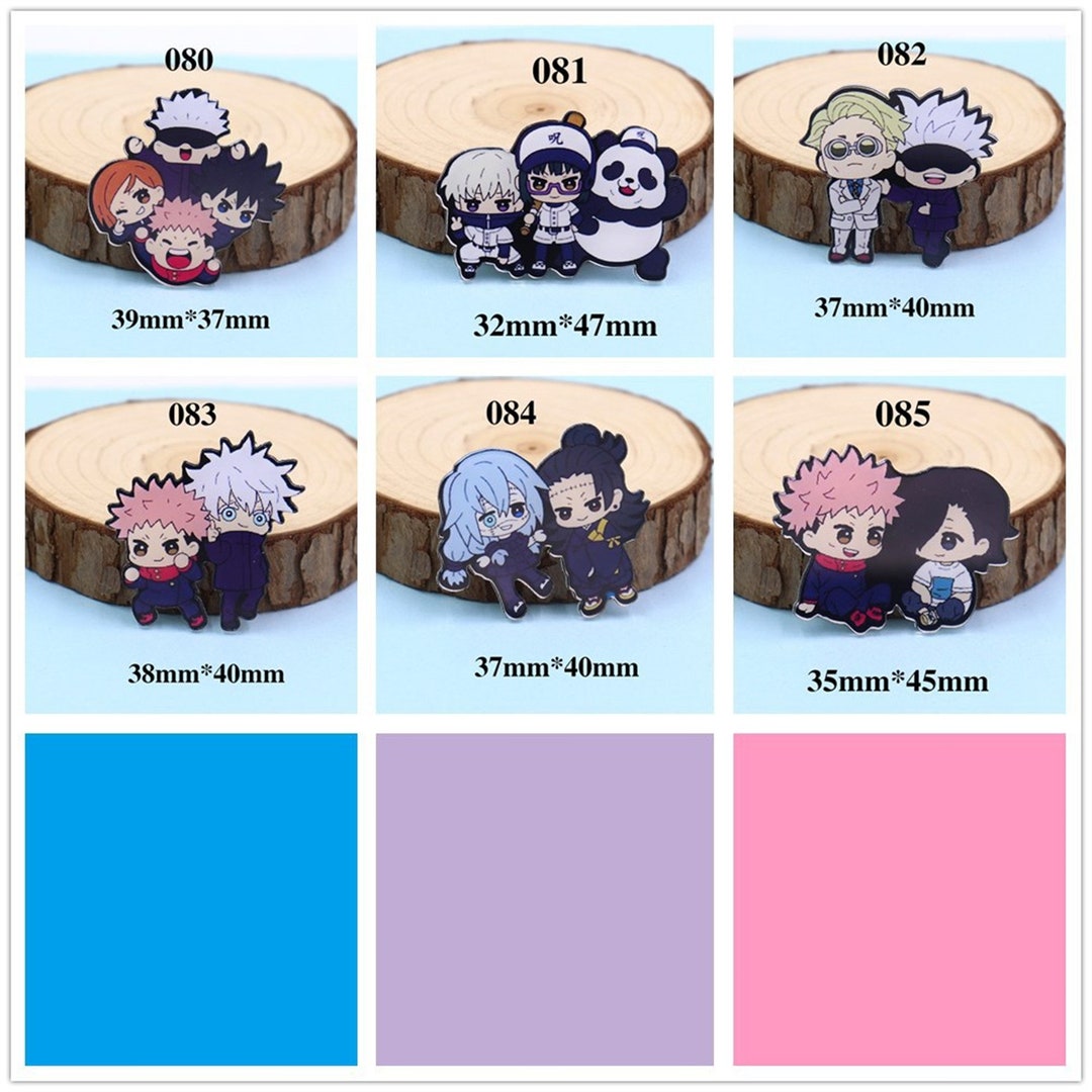 Jujutsu Kaisen Badges Gojo Satoru, Natsume Tadayuki, Itadori Yuji ...