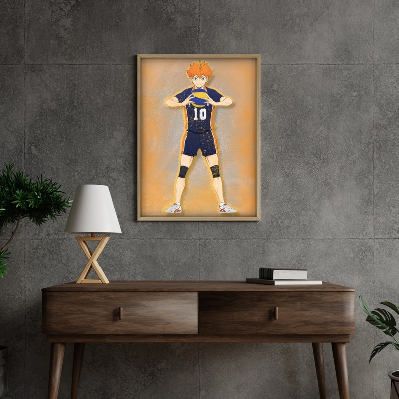 Haikyu Anime Poster Hinata Shoyo Poster Wall Art Home Decoration ...
