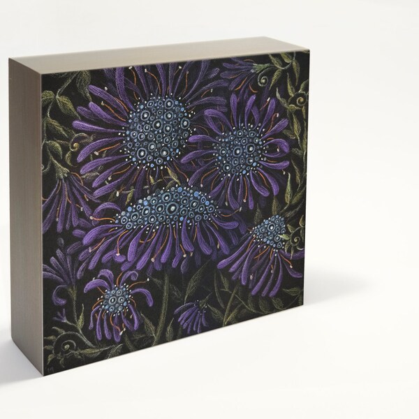 Wood Block Flower - Etsy