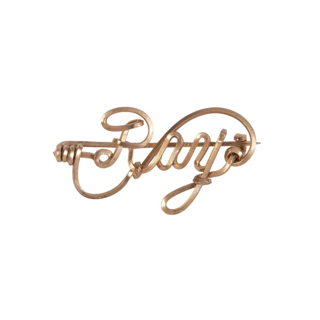 1940s Name Pin "ray" | Gold Tone | Vintage - Etsy