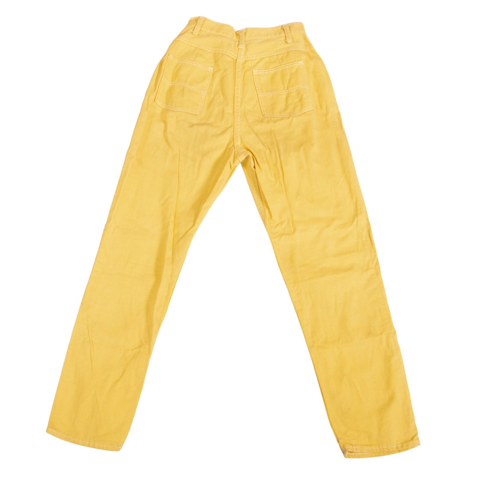1960s Yellow Denim Pants | Waist 24 1960s Yellow Denim Pants | Waist 24