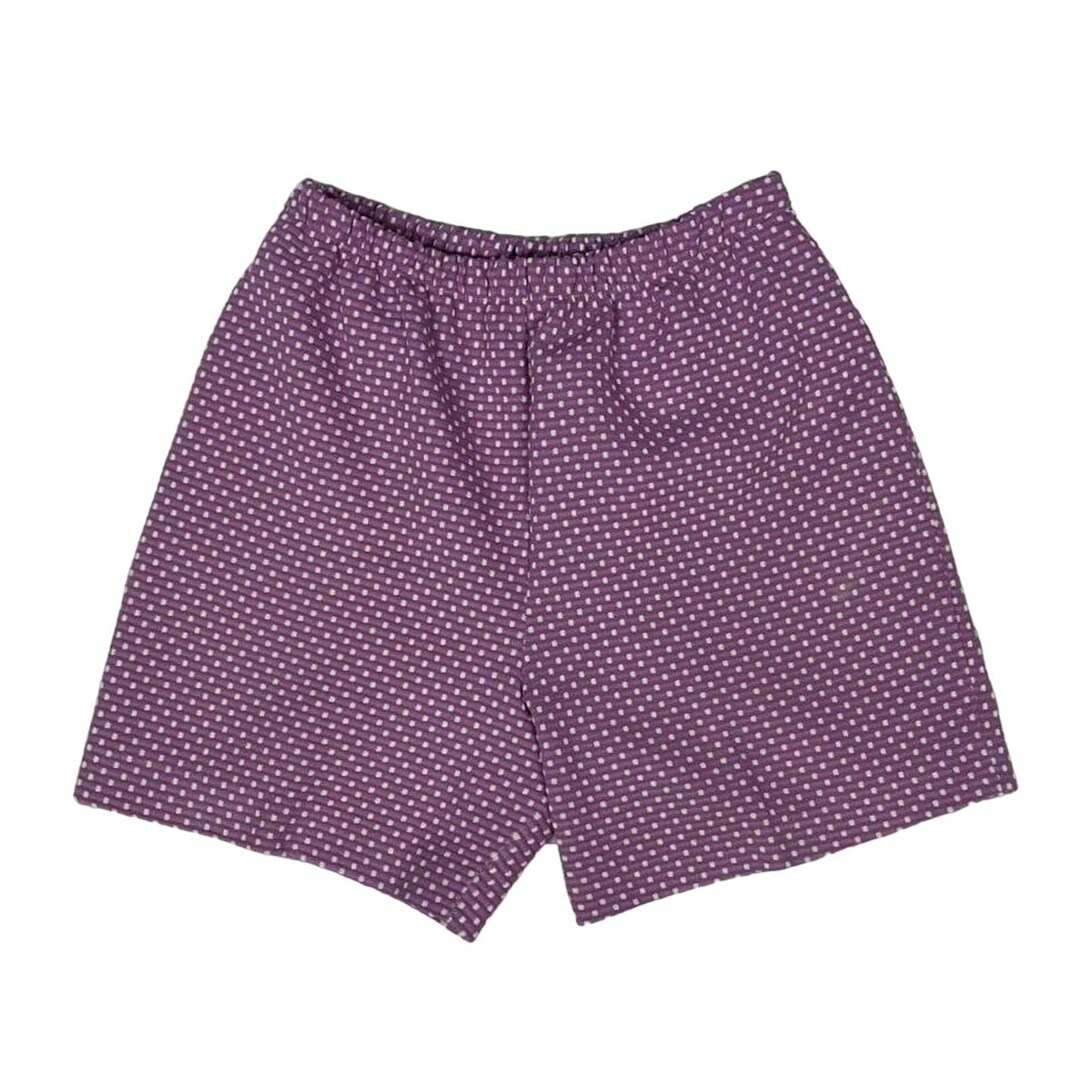 60s Purple and White Dotted Shorts Waist 26-32 Vintage - Etsy