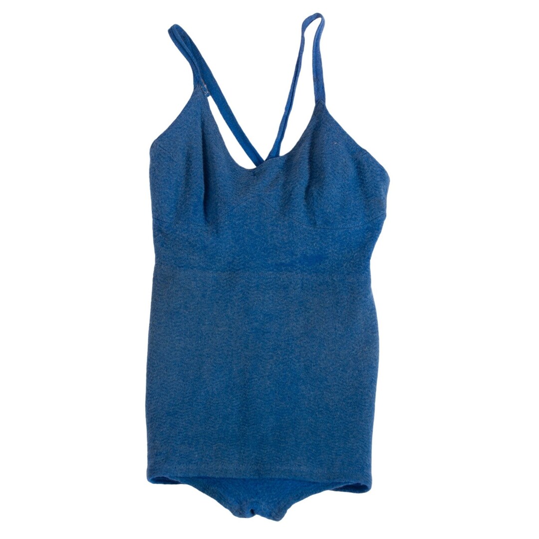1930s Catalina Blue Wool Swimsuit | Bust 34-36" | Vintage - Etsy