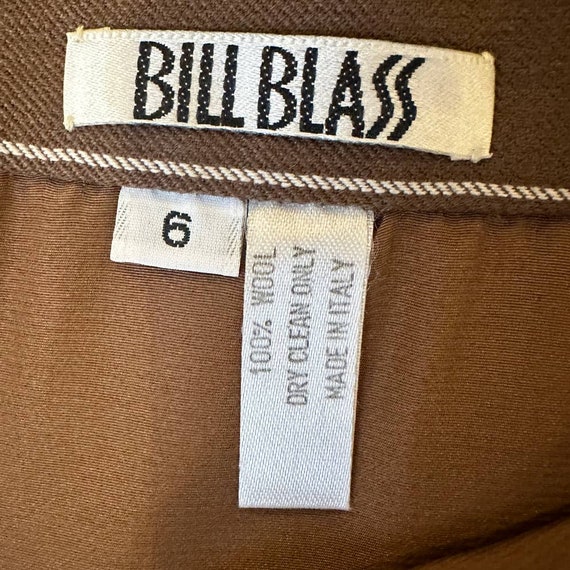 Bill Blass 90s Brown Patterned Set | Bust 34 | VTG Vi… - Gem