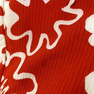 1960s Red and White Floral Swimsuit | Bust 36" | Vintage - Etsy