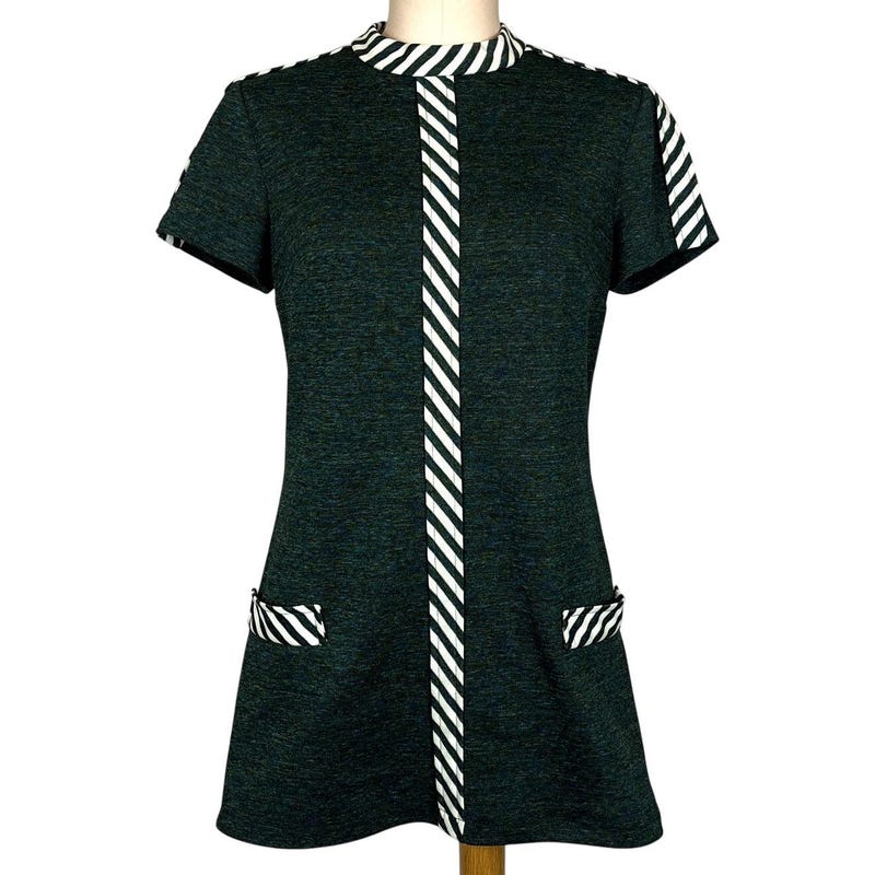 60s Mod Mini Dress - Etsy