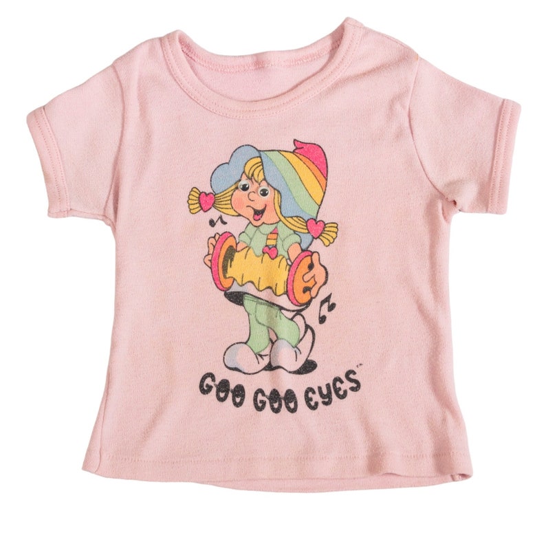 1970s Pink "goo Goo Eyes" Kids Shirt | Chest 21-24" | Vintage - Etsy