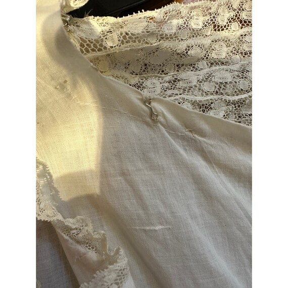 Antique White Lace Top with Corset | Bust 30 | Vintage - Gem