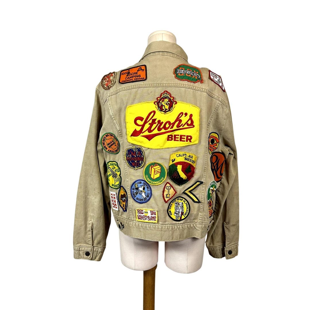 1970s Tan Levi's Patch Jacket | Large | Vintage - Etsy