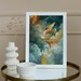 Whisper 2 PNG Realistic Angel Floating in Sky, Ethereal Divine Art ...