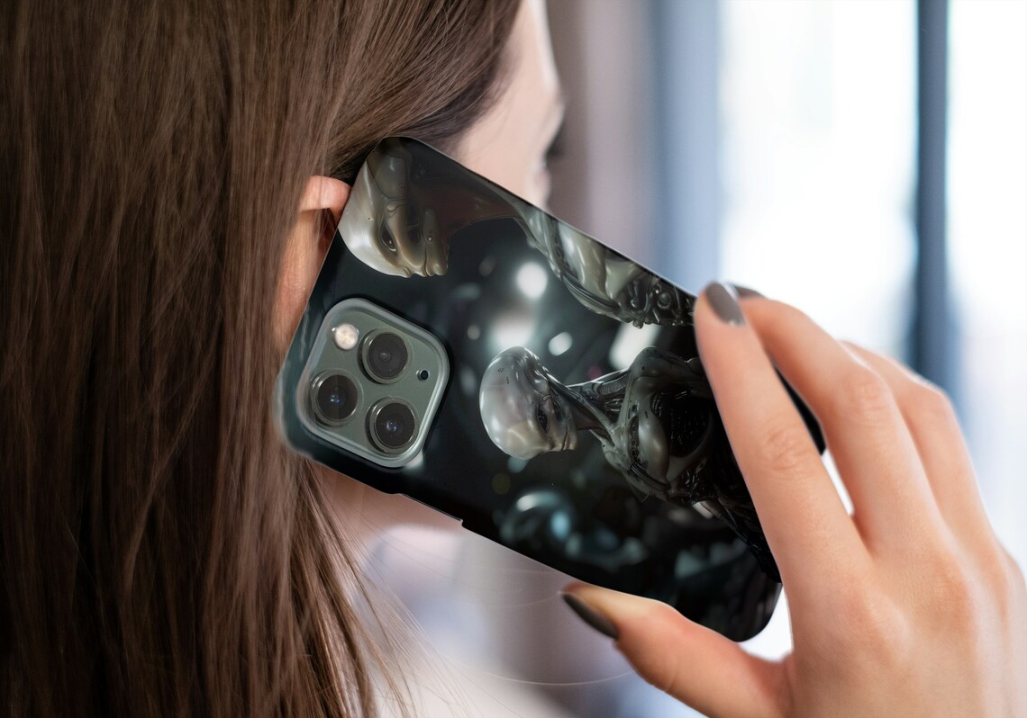 Alien Digital Artwork, Neutral Color Print With Digital Art, Digital ...